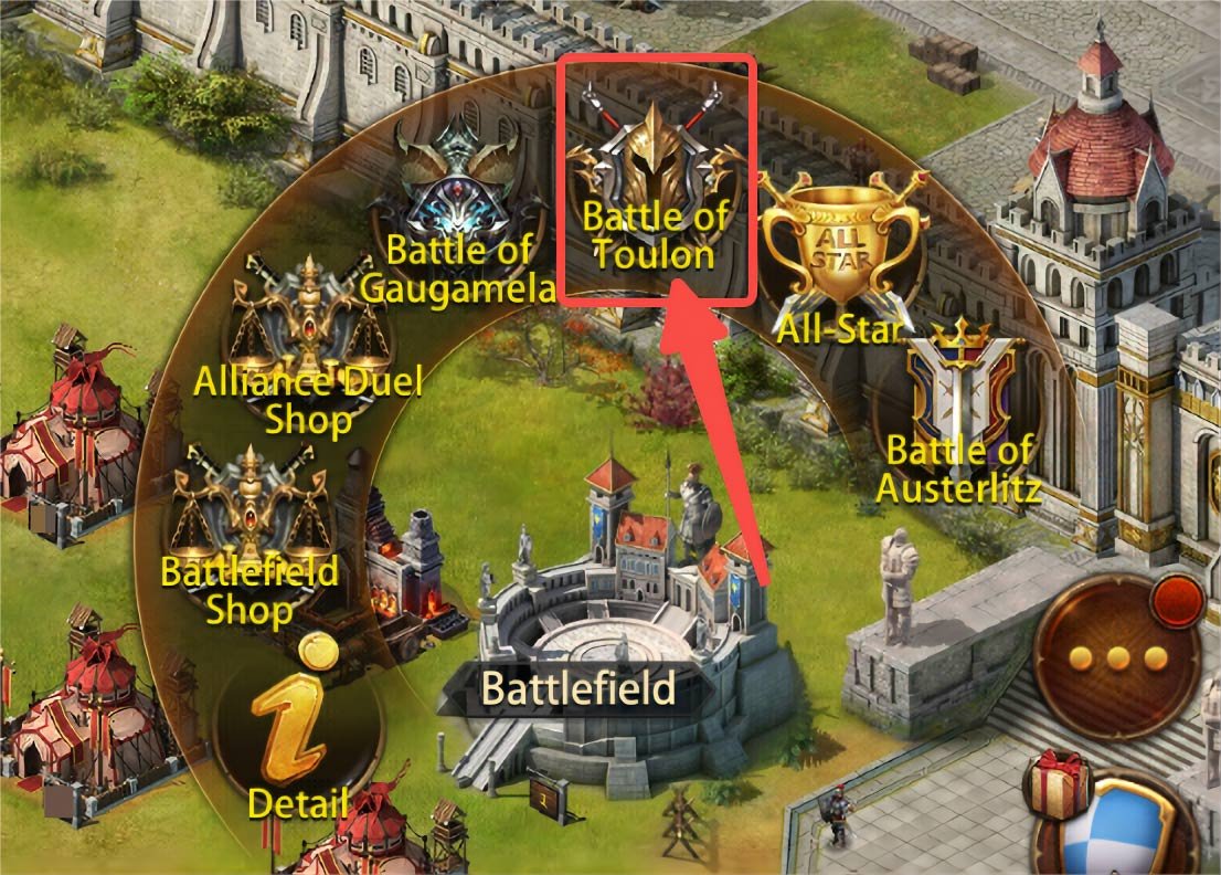 A Guide to Evony's Battle of Toulon During Napoleon Collaboration